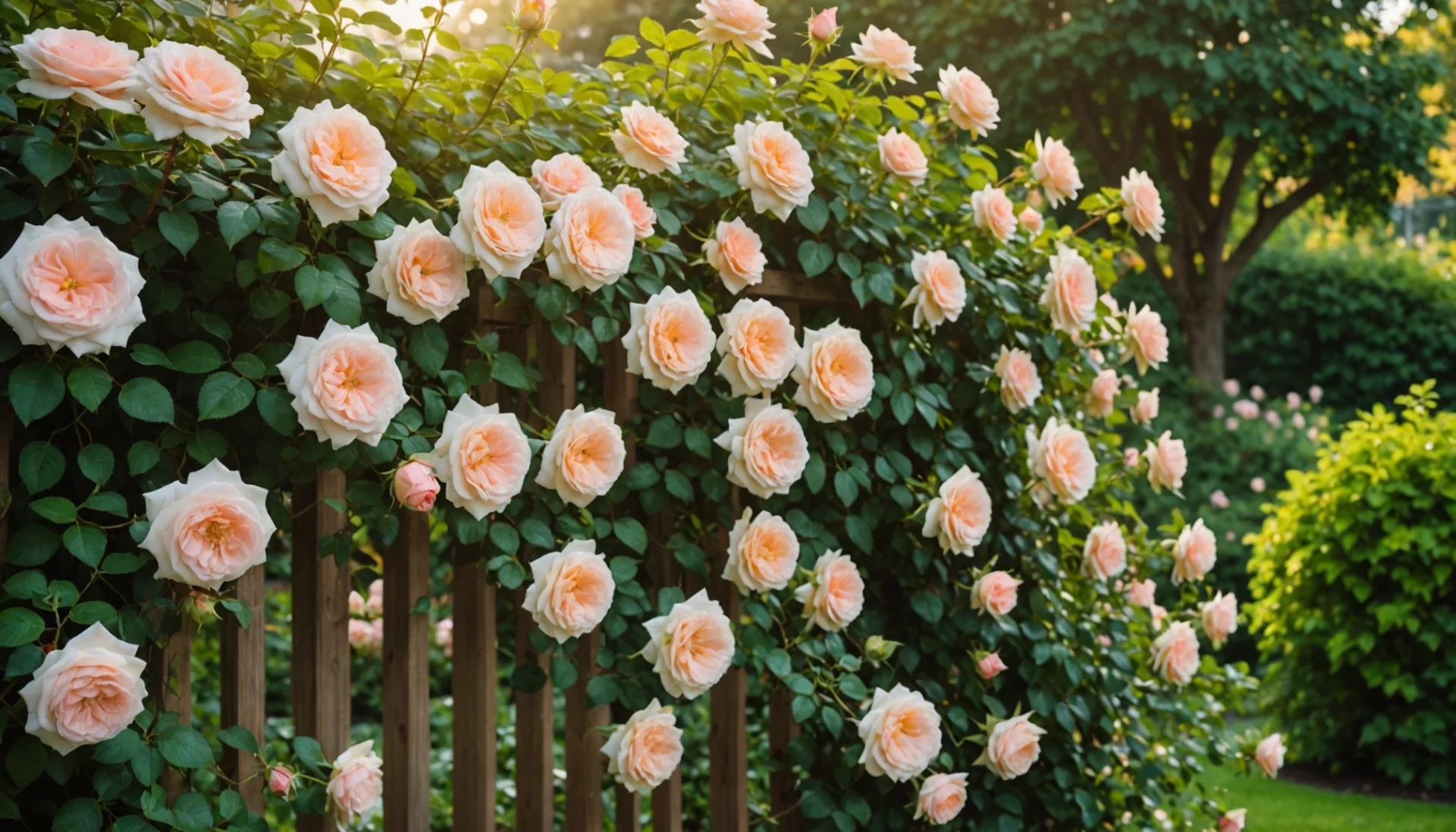 Découvrez le charme du rosier grimpant sans épines